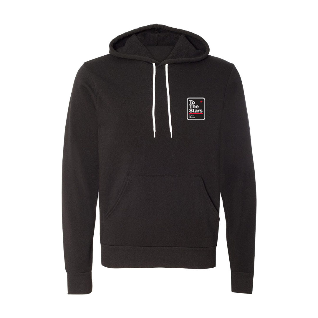 Street Sign Patch Pullover Hoodie Black – To The Stars*